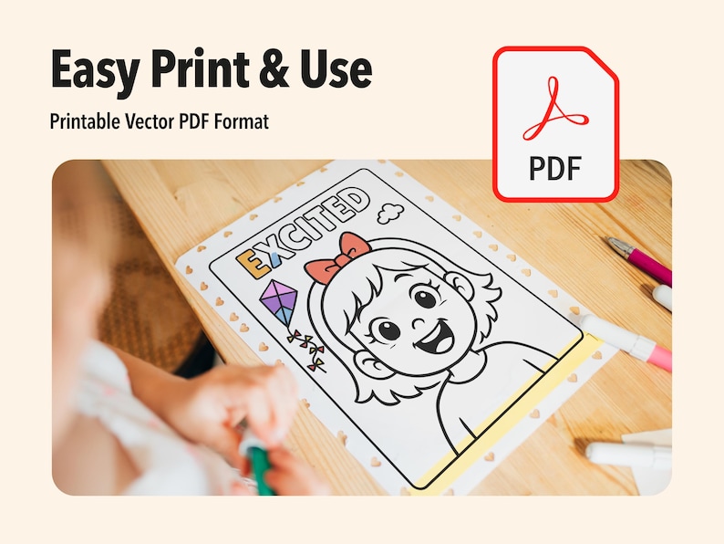 Big Feelings Coloring Pages for Kids | Printable Emotions PDF | Calm ...
