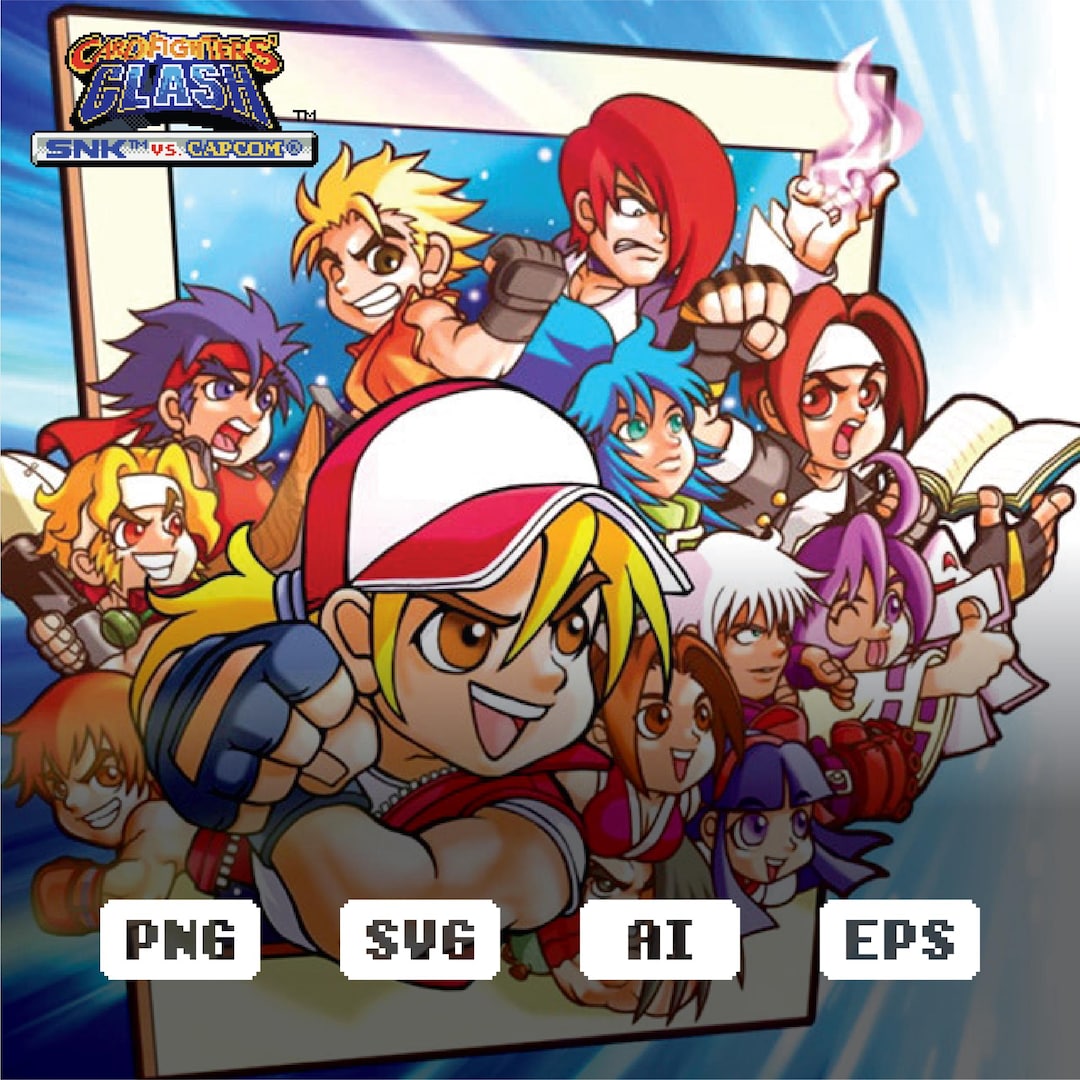 120 SNK Fighters Pixel Avector Pack – Svg, Png, Ai, Eps Files Download ...