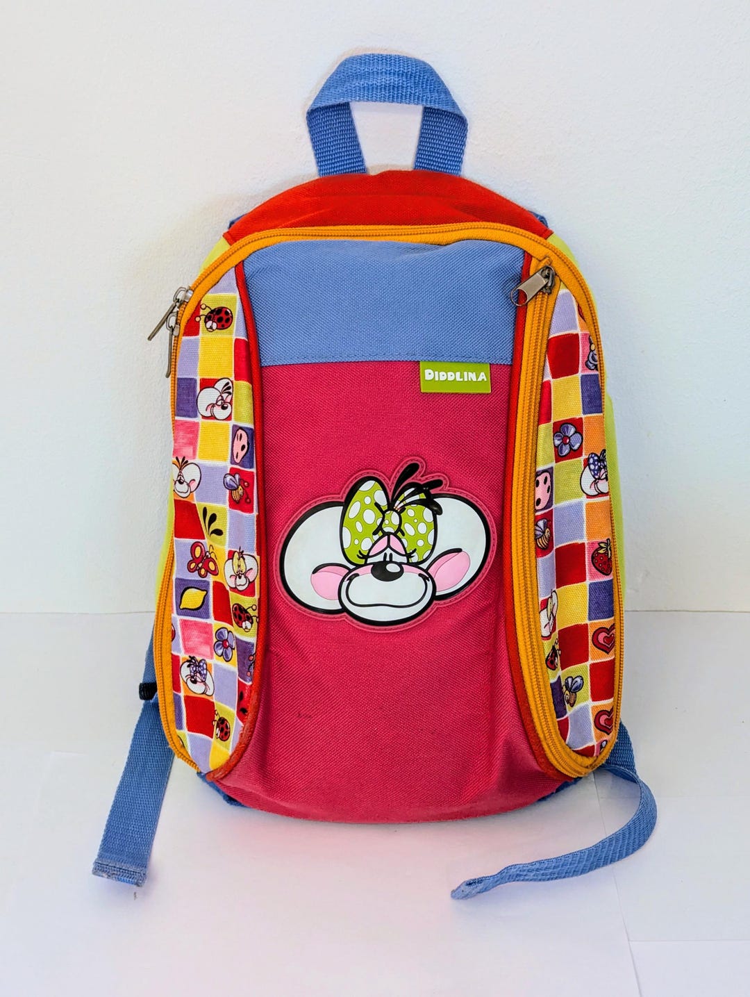 Vintage Diddl Kids Bagpack 1990s Cartoon Bag Cute Retro School Bag Rare ...