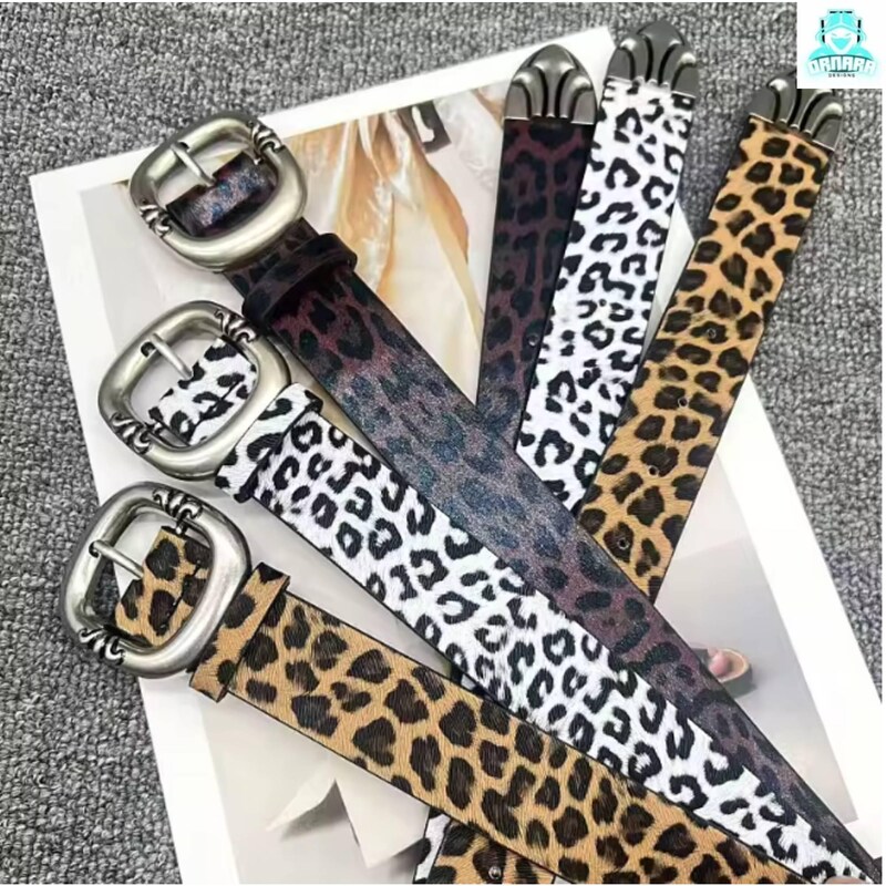 Leopard Print Belt - Etsy