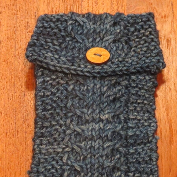 Silk Bamboo Hand Knit Small Gift Pouch in 'ivory' - Etsy