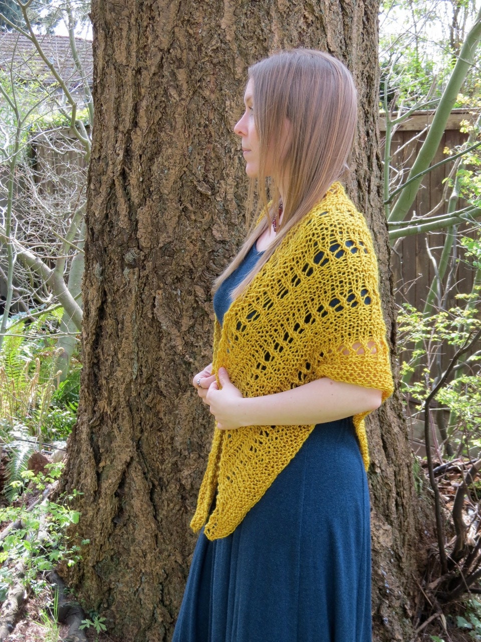 Marigold Lace Silk Merino Hand Knit Wrap - Etsy