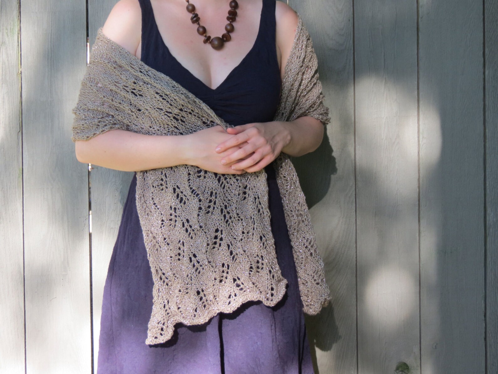 Stardust Lace Wrap Hand Knit Shawl Scarf - Etsy
