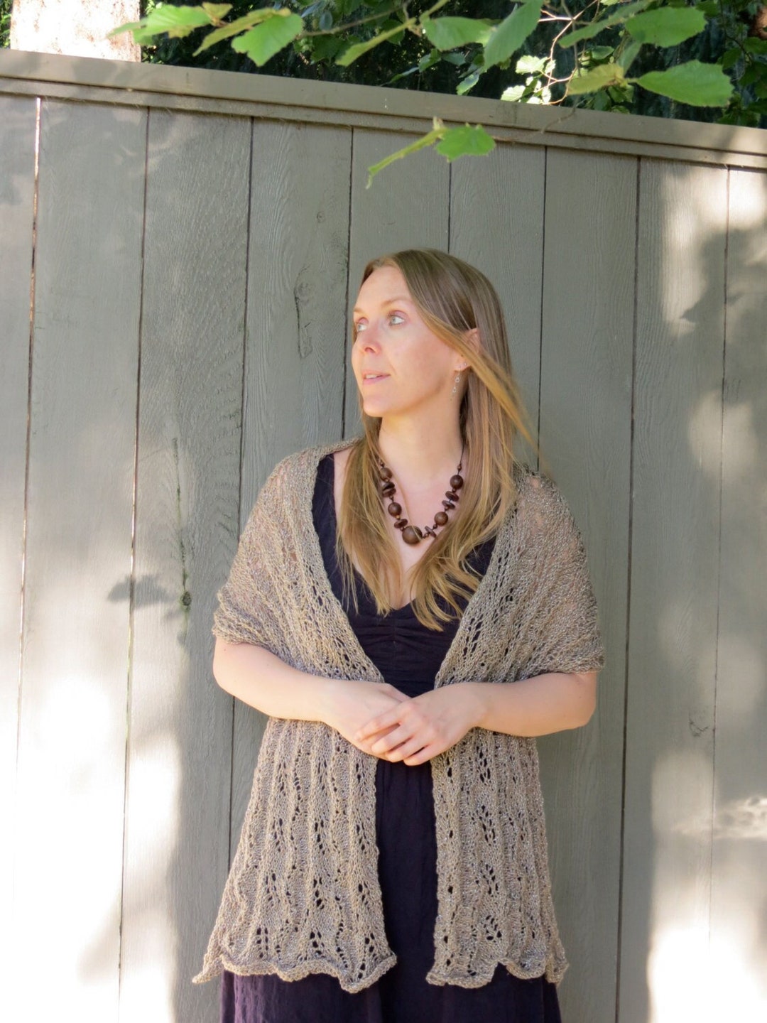 Stardust Lace Wrap Hand Knit Shawl Scarf - Etsy