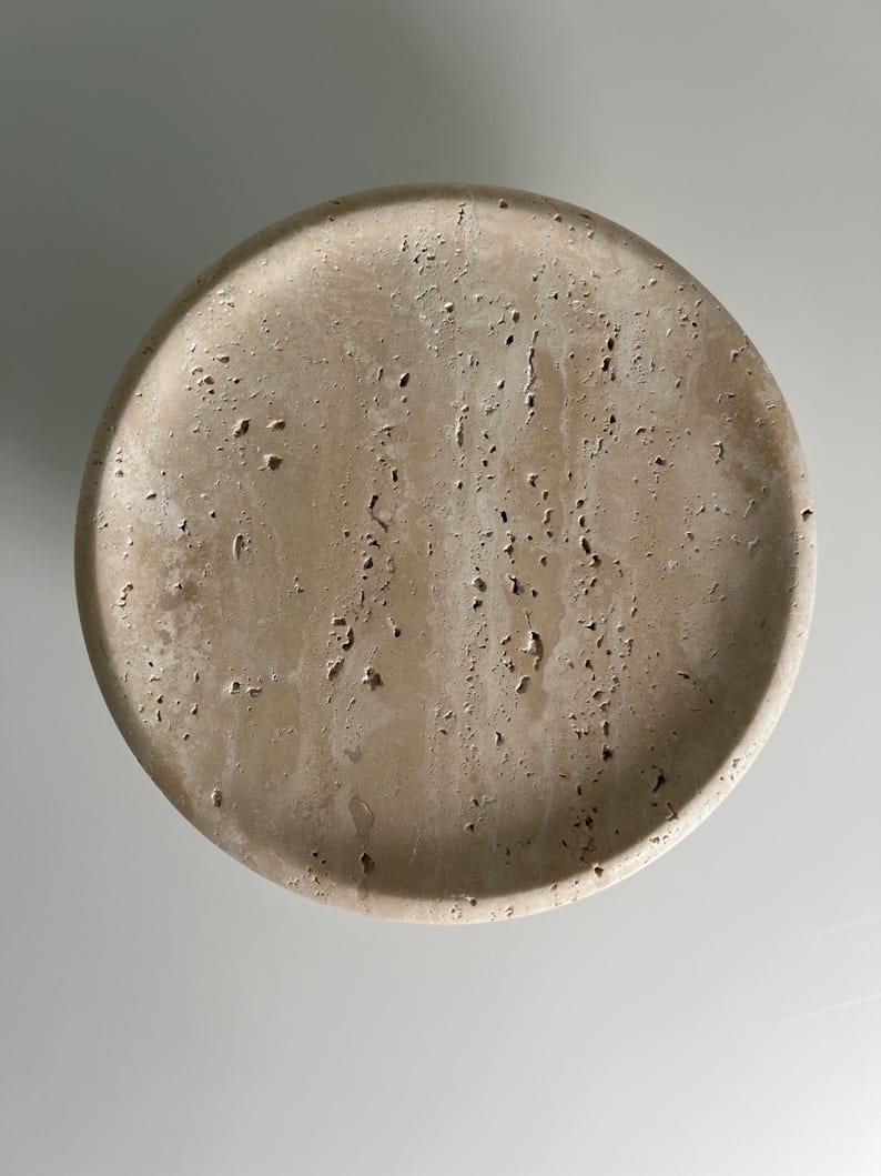 Handmade Travertine Cake Stand – Rustic Natural Stone Pedestal - Etsy