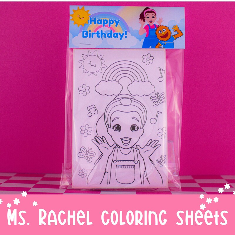 Ms Rachel Coloring Pages - Etsy