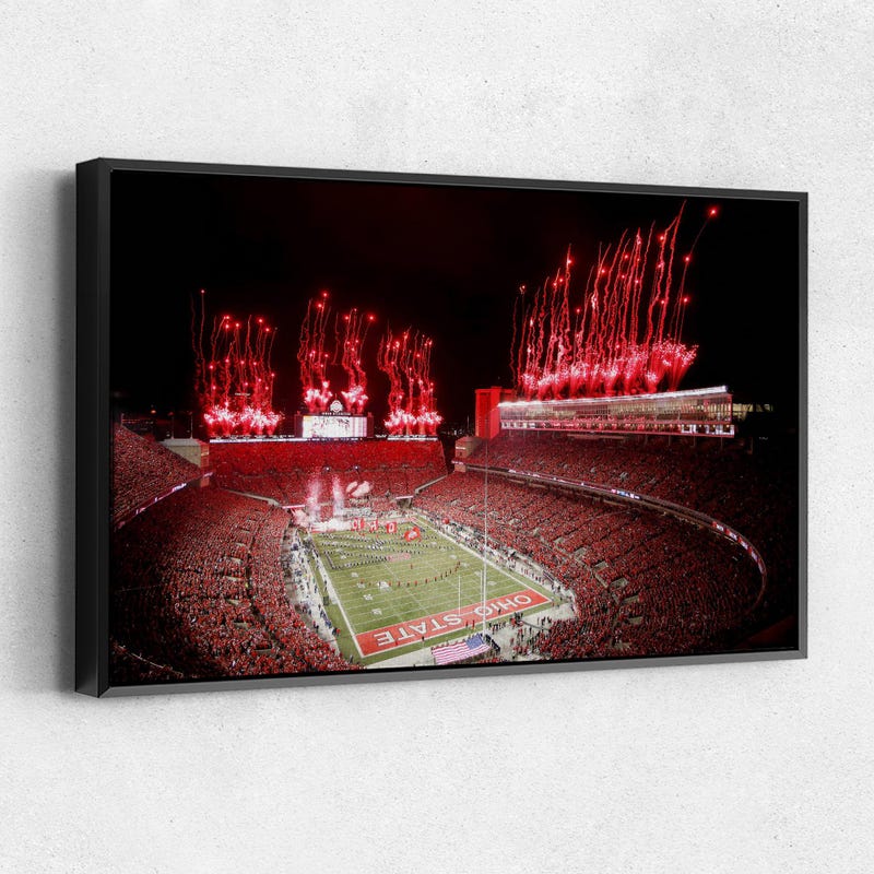 Ohio State Stadium Print - Etsy