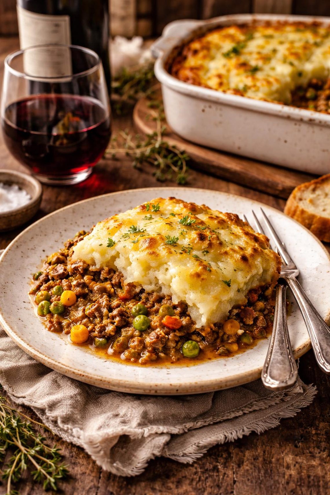 Cheesy Shepherd’s Pie | Printable Recipe Card | Comfort Food Dinner ...