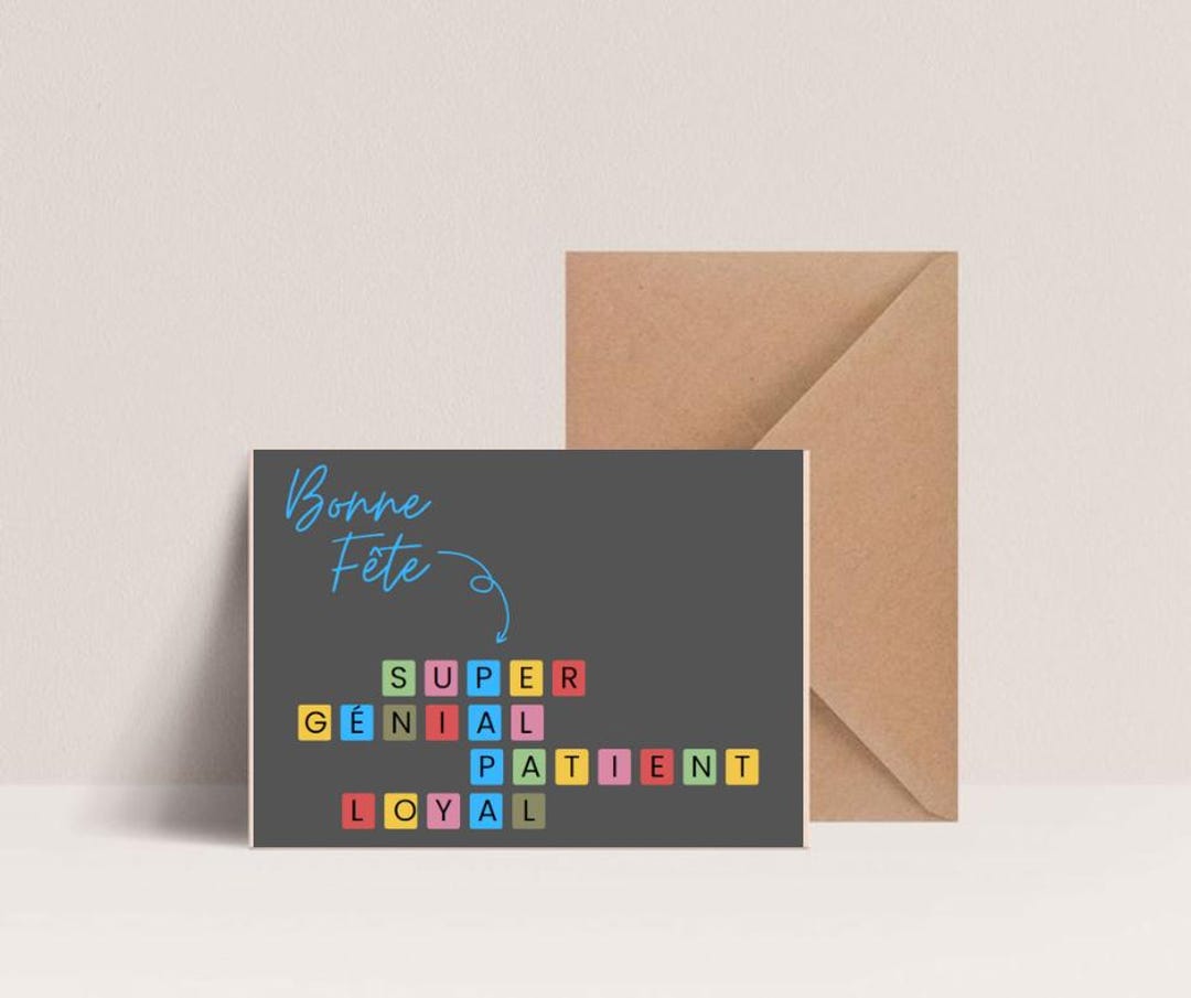 Carte De Fête Des Pères - Etsy