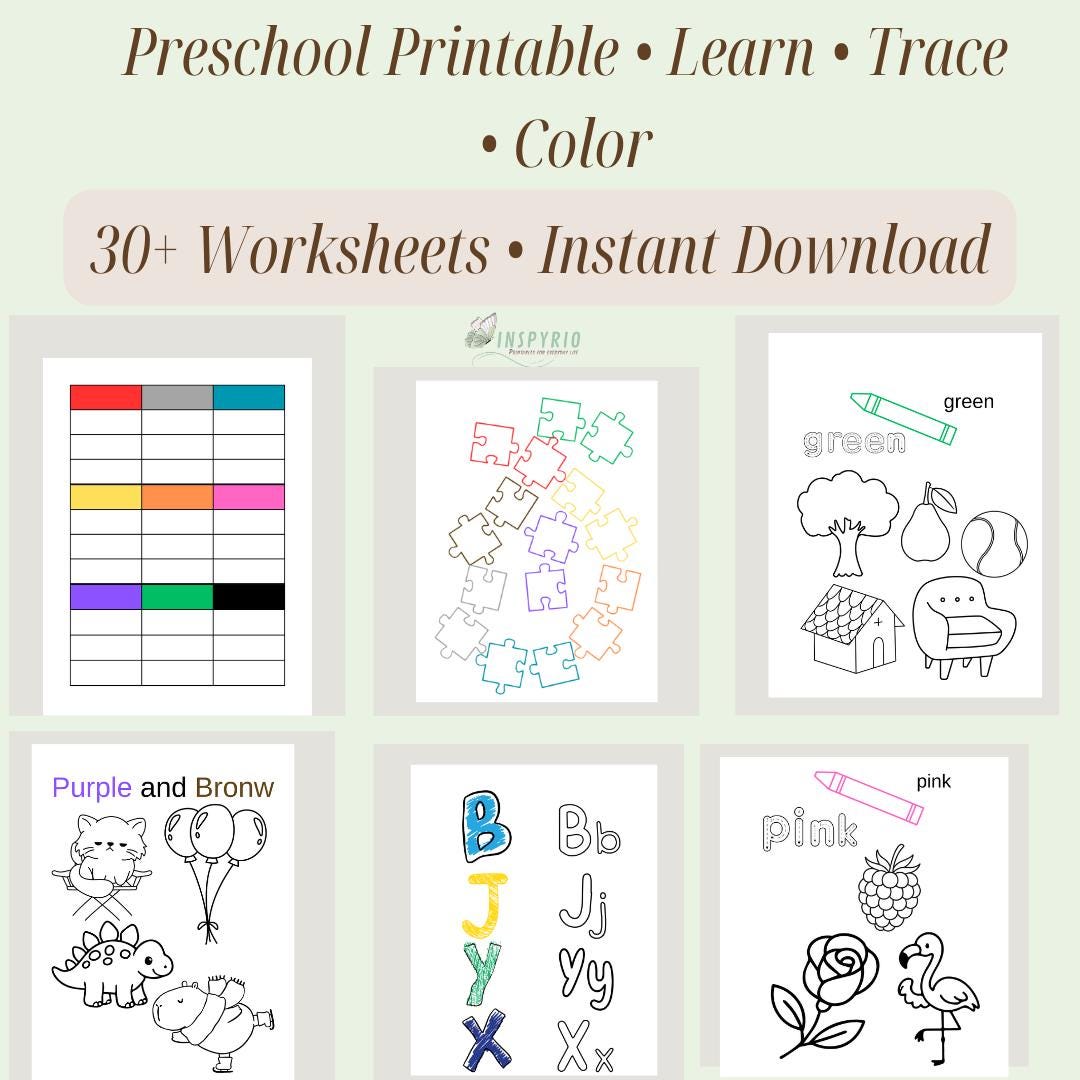 ABC Alphabet Coloring Pages for Kids| Preschool Colors Printable ...