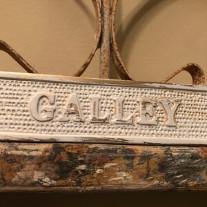 GALLEY Sign, Bathroom Sign, Cast Iron Sign, Wall Decor, Door Decor ...