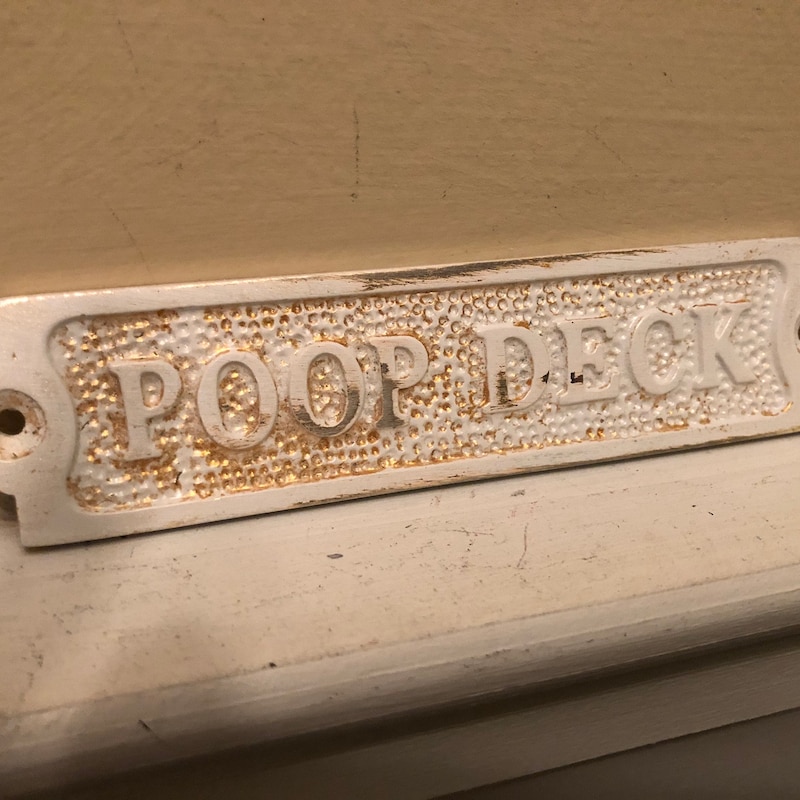 Poop Deck Sign - Etsy