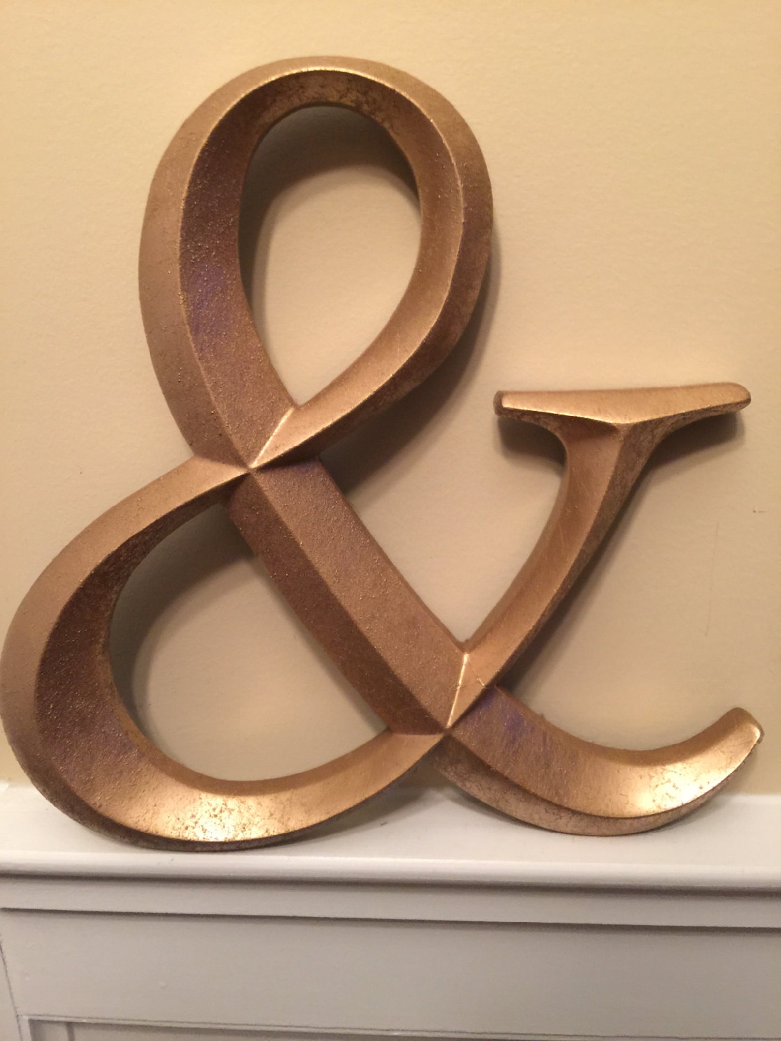 Large Letter/ Wall Decor/ Wedding Decor/ Wedding Prop/ Shabby - Etsy