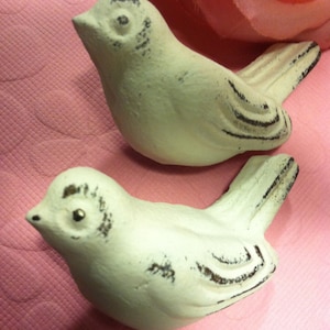 RESERVED Bird Knobs/ Drawer Pulls / Drawer Knobs / Bird Knobs/ Shabby Chic Knobs / Set of 2 ...