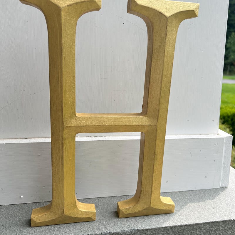 Gold Wall Letters - Etsy