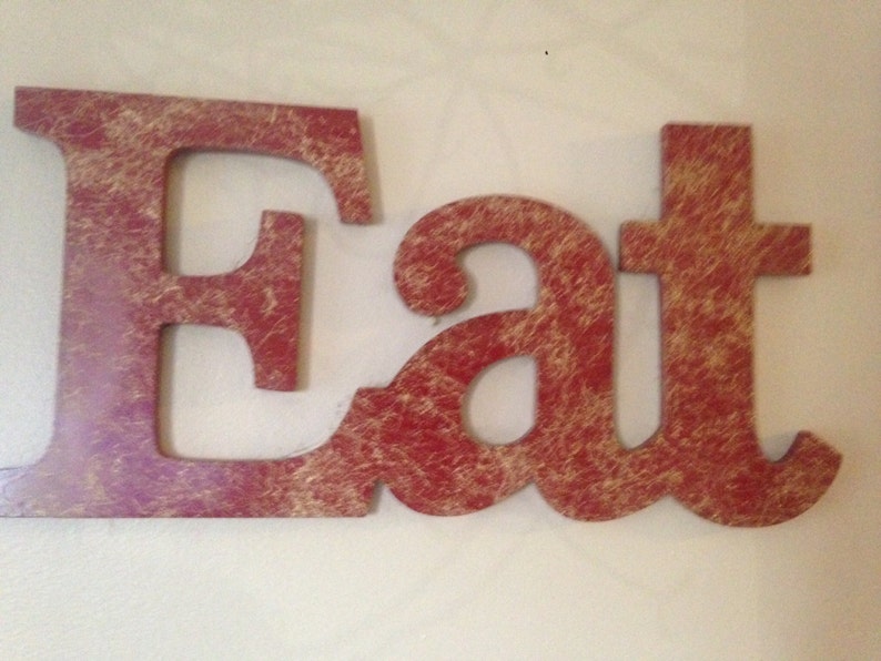 EAT Sign Eat Decor Kitchen Decor - Etsy