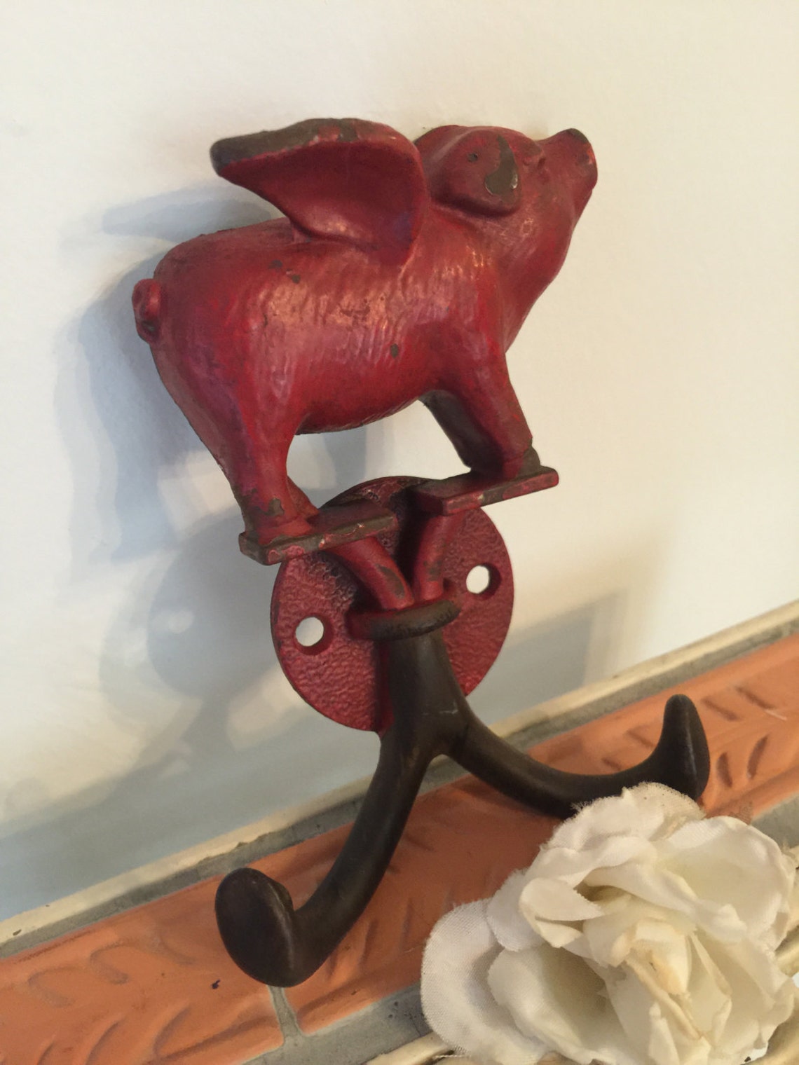 Wall Hook Pig Wall Hanger Piggy Wall Hook New Item | Etsy