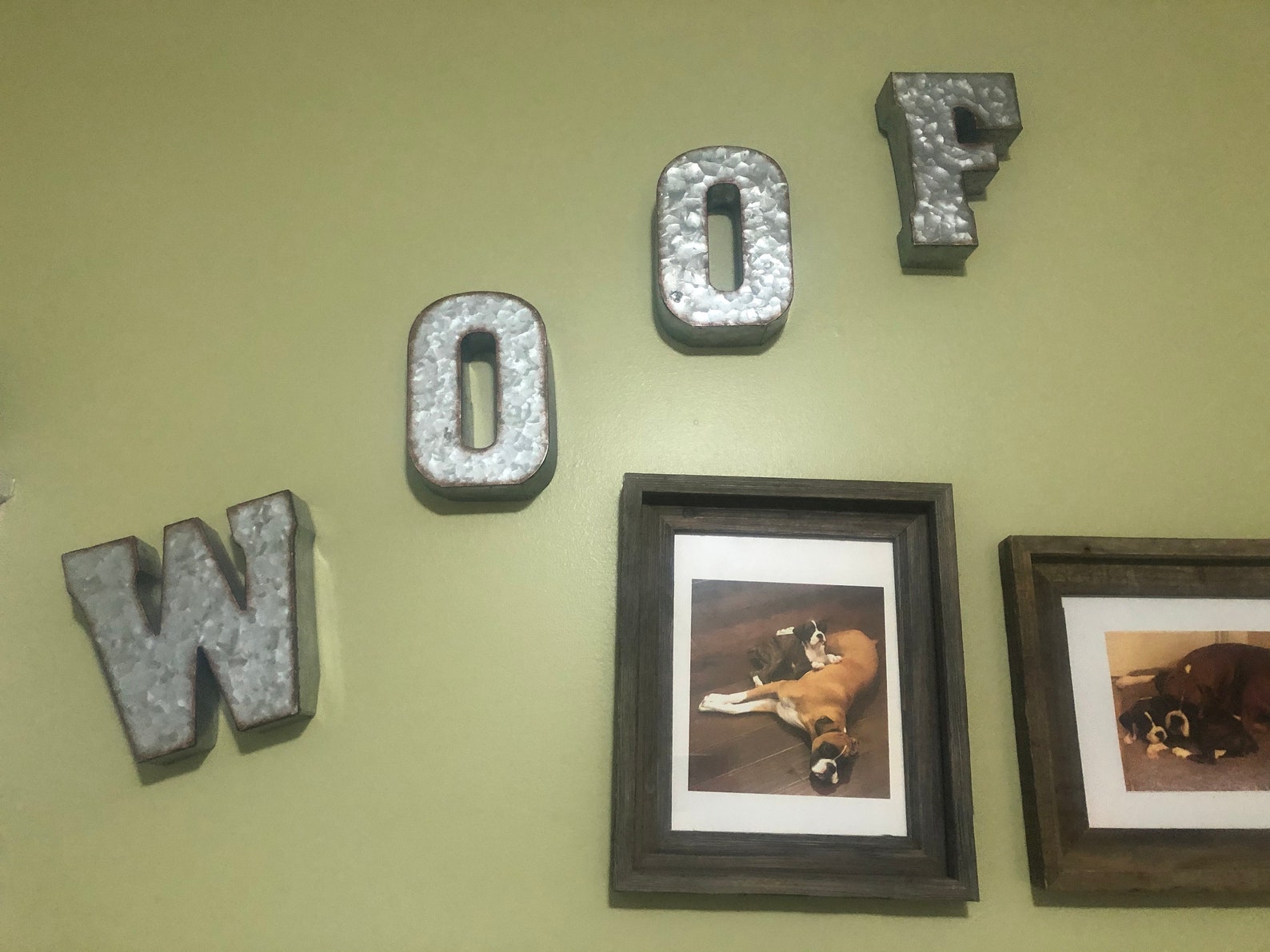 Metal Letters/ Wall Decor/ Wall Metal Letter/ Galvanized | Etsy