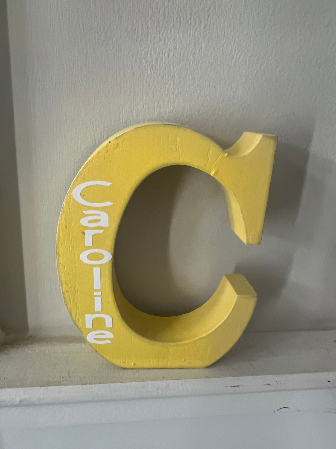 Wood Letters, 5 1/4 Inch Letters, Standalone Letters, Home and Garden ...