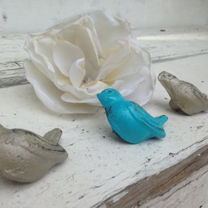 Drawer Pulls / Drawer Knobs / Bird Knobs, Shabby Chic Knobs / Set of 2 Knobs - Etsy