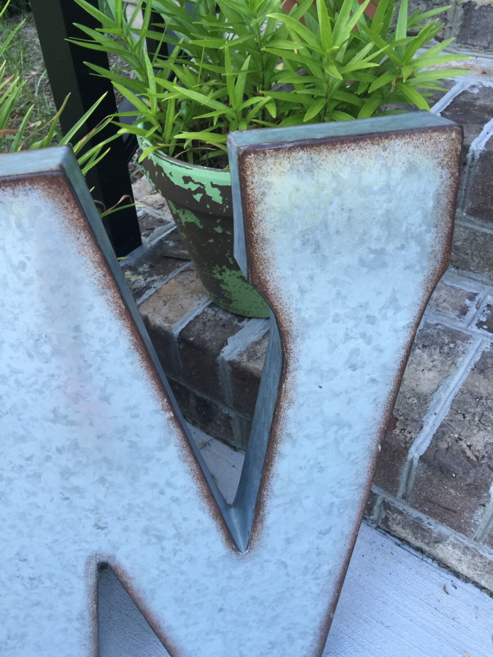 Metal Letters Wall Decor Wall Metal Letter Galvanized - Etsy