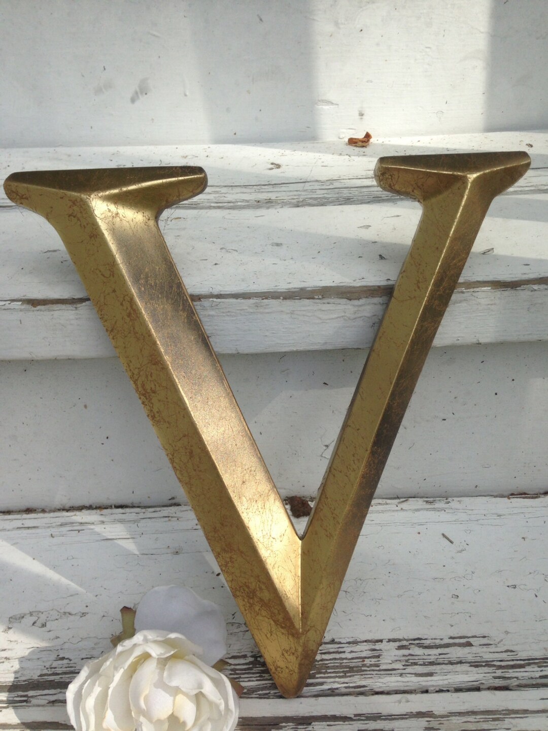 Large Letter, Shabby Chic Wall Decor - New Item - Pick Your Color and ...