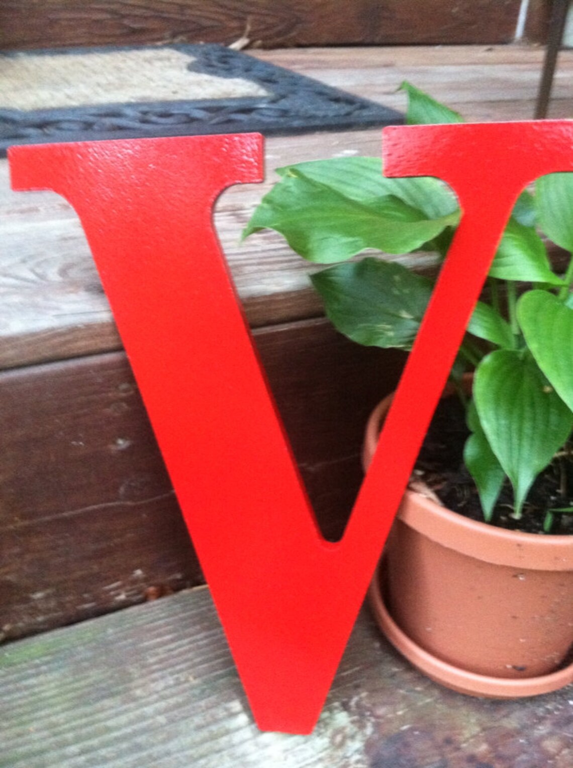 Letter Shabby Chic Letter Pick Your Letter and Color - Etsy