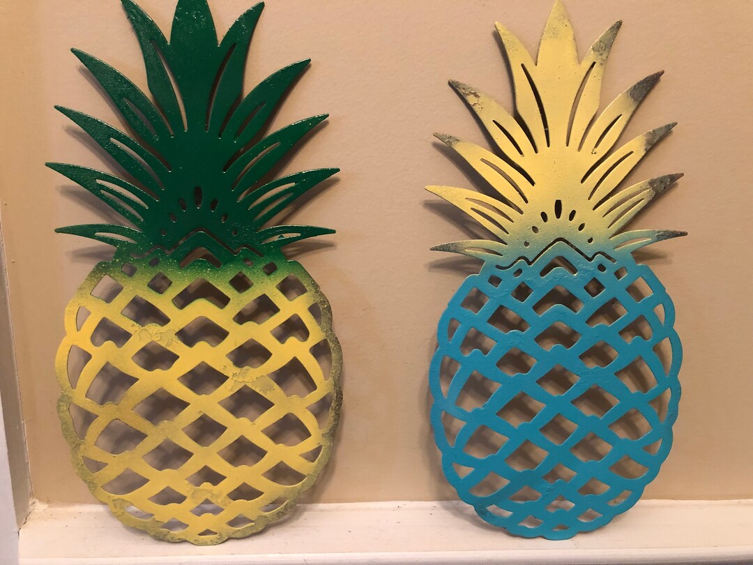 Pineapple Pineapple Wall Decor Cast Iron Wall Decor Home - Etsy