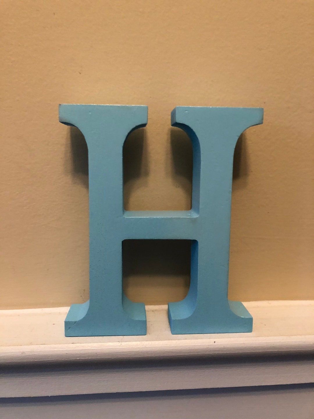 Wood Letters, 5 1/4 Inch Letters, Standalone Letters, Home and Garden ...