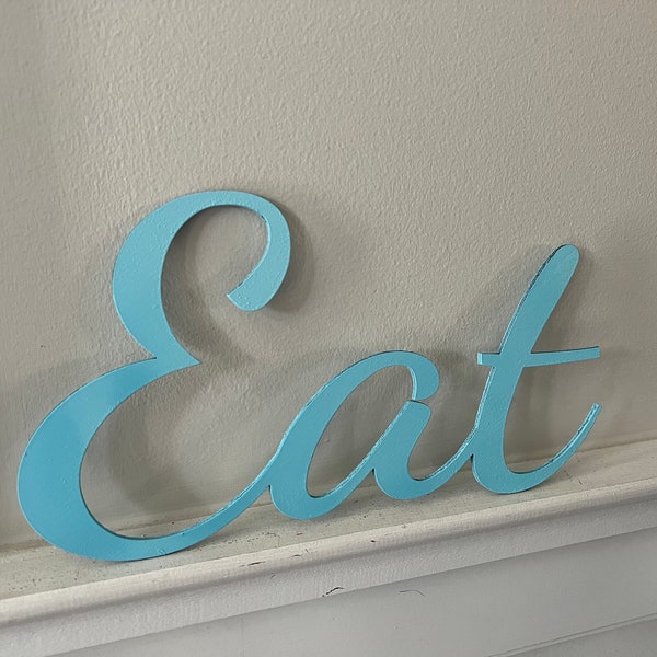 Eat Sign - Etsy