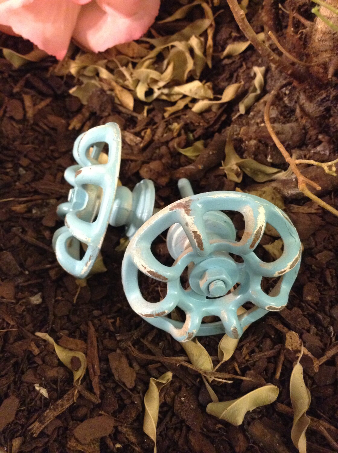 Knobs Shabby Chic Knobs Water Spicket Style Knobs | Etsy