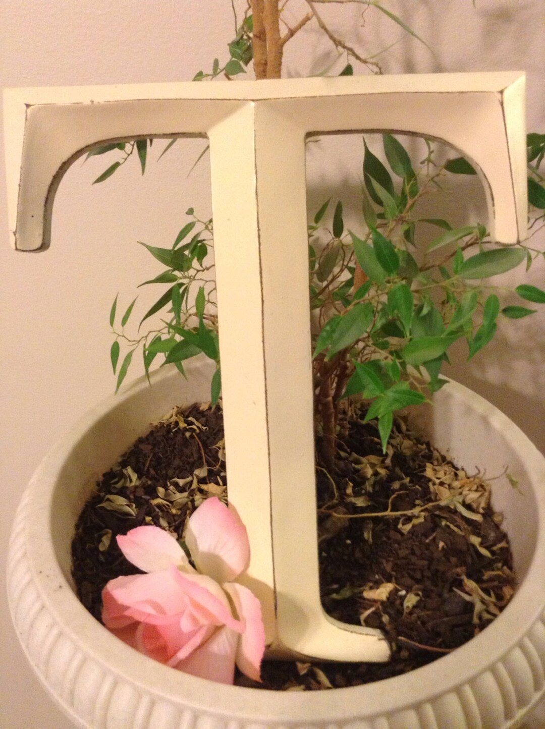 Large Letter, Shabby Chic Letter, Pick Your Letter and Color - Etsy