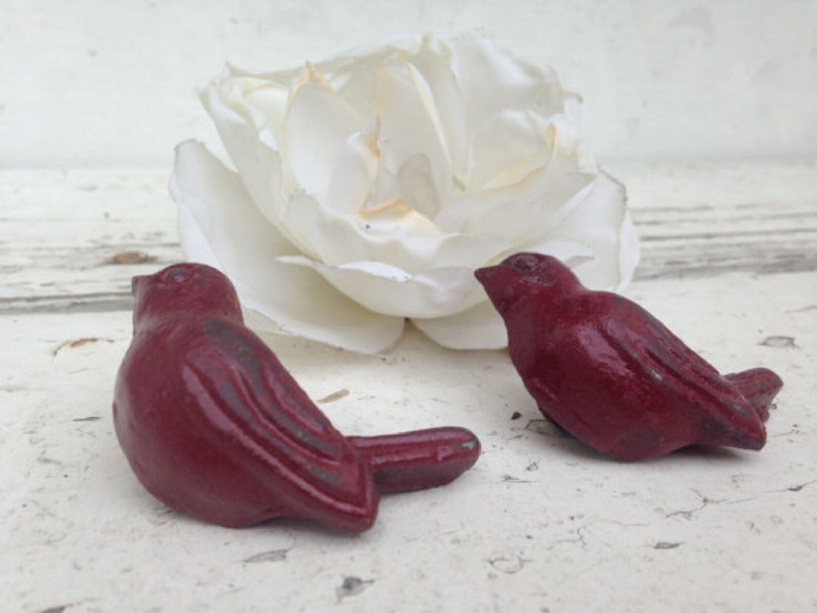 Drawer Pulls / Drawer Knobs / Bird Knobs Shabby Chic Knobs / | Etsy