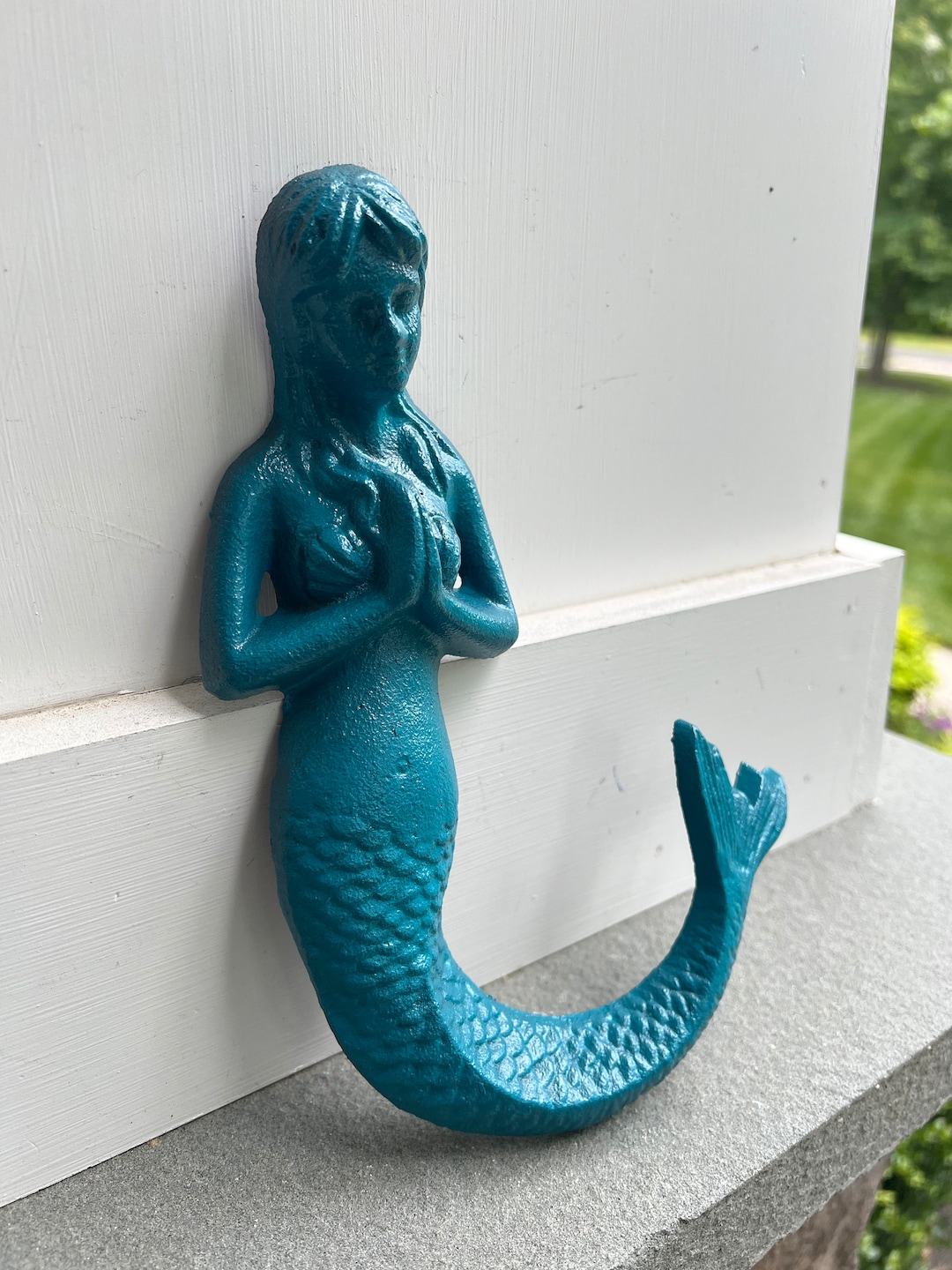 LARGER Mermaid Hook, Nautical Hook, Beach Decor, Mermaid Decor, Wall ...
