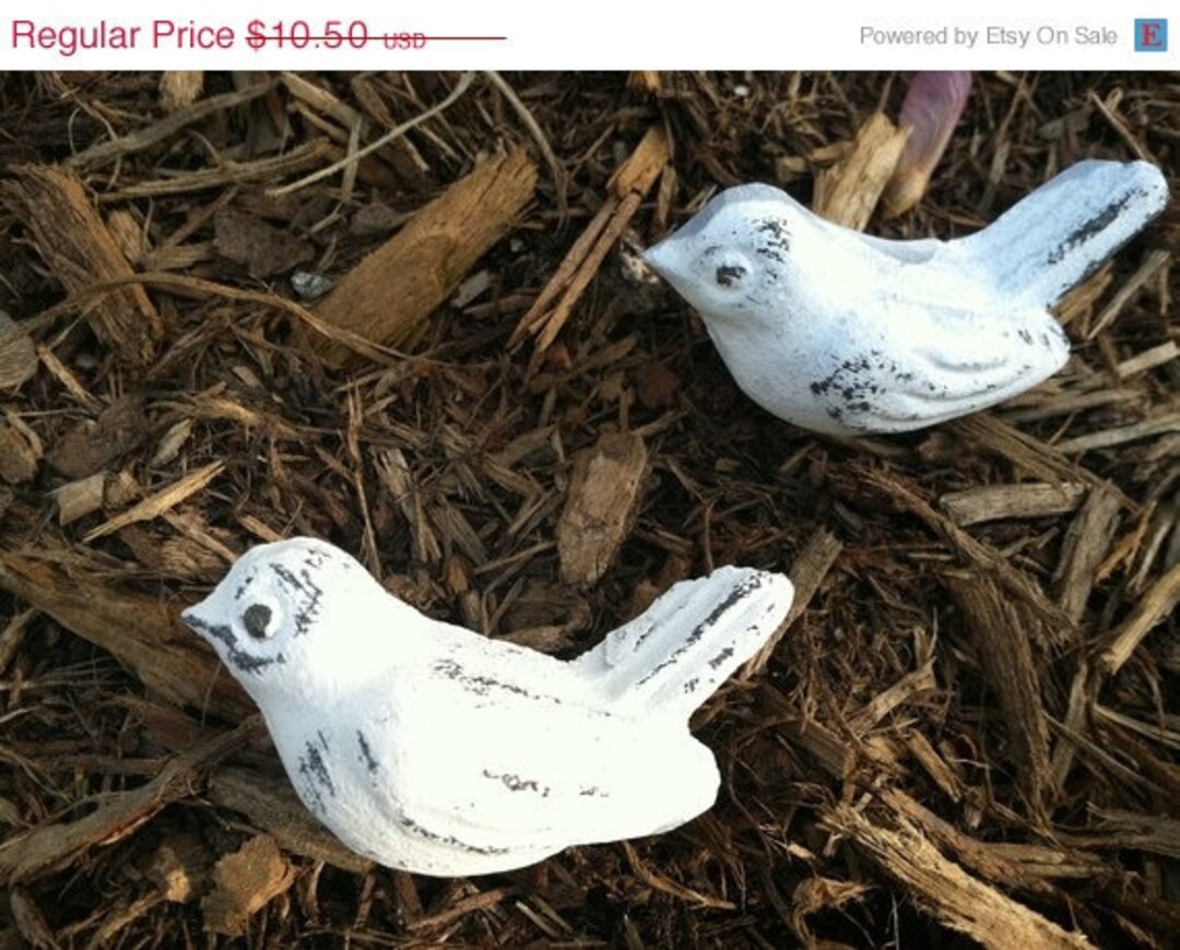 Drawer Pulls / Drawer Knobs / Bird Knobs, Shabby Chic Knobs / Set of 2 Knobs - Etsy