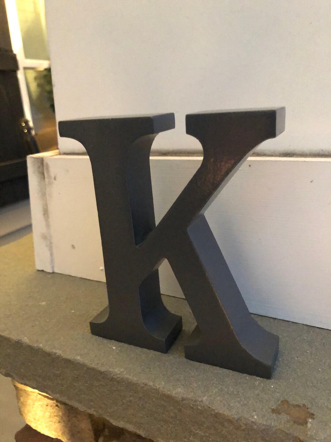 Wood Letters, 5 1/4 Inch Letters, Standalone Letters, Home and Garden ...