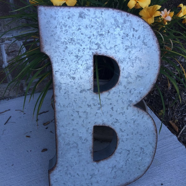 Large Metal Letter - Etsy