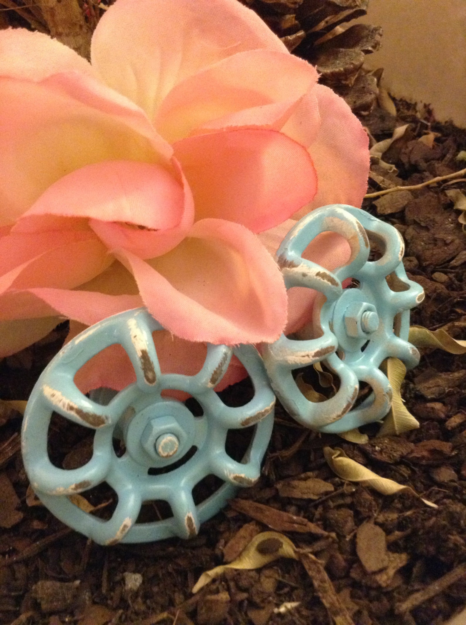 Knobs Shabby Chic Knobs Water Spicket Style Knobs - Etsy