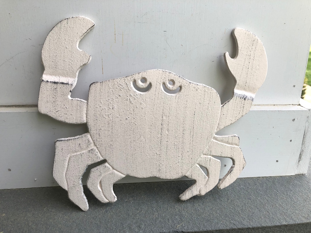 Crab Trivet/ Cast Iron Crab Trivet/ Distressed Trivet/ Shabby Chic ...