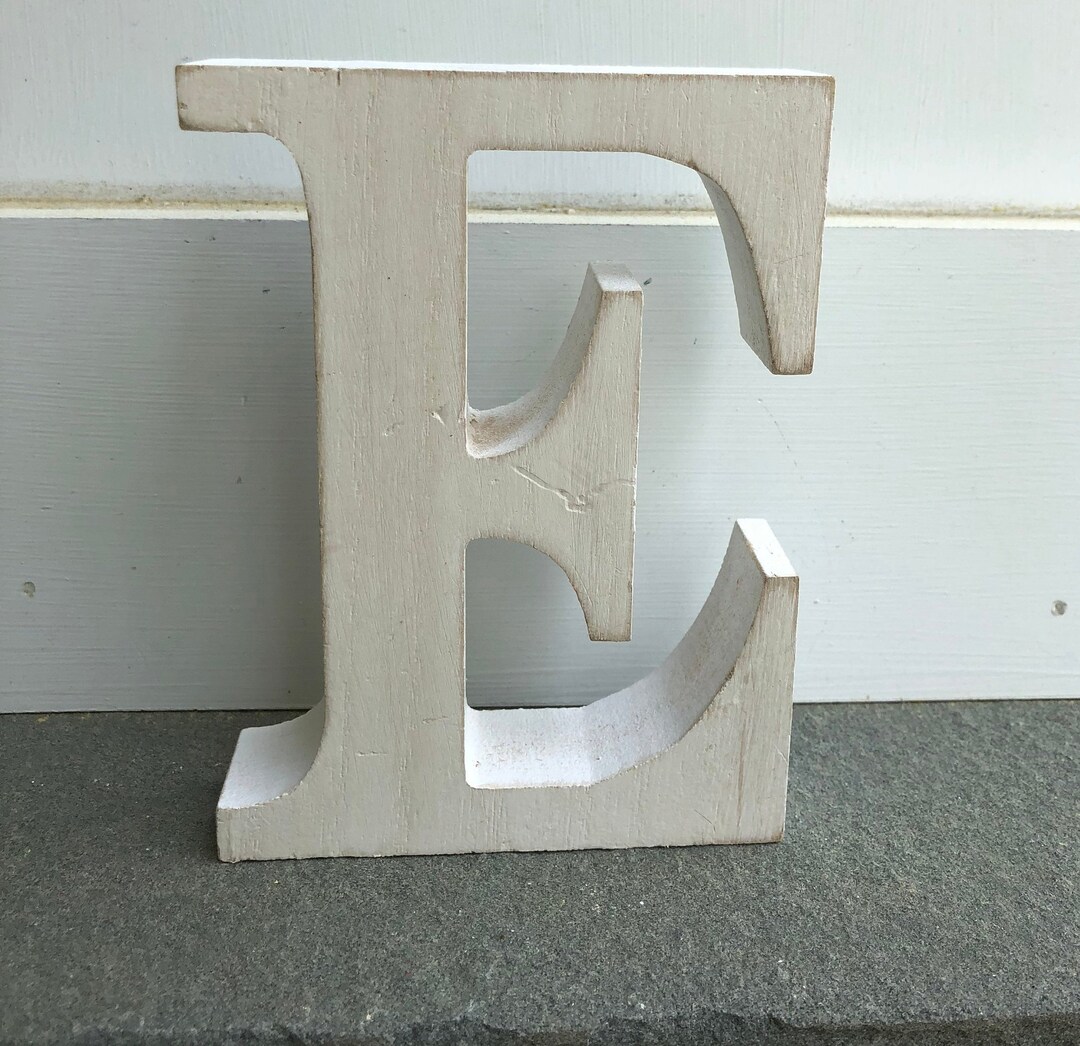 Wood Letters, 5 1/4 Inch Letters, Standalone Letters, Home and Garden ...