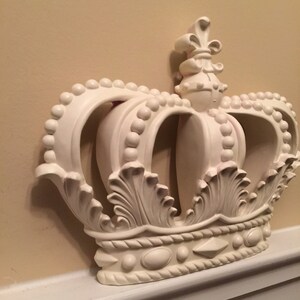 Crown/wall Decor/ Shabby Chic Decor/ Home and Garden Decor/off-white ...