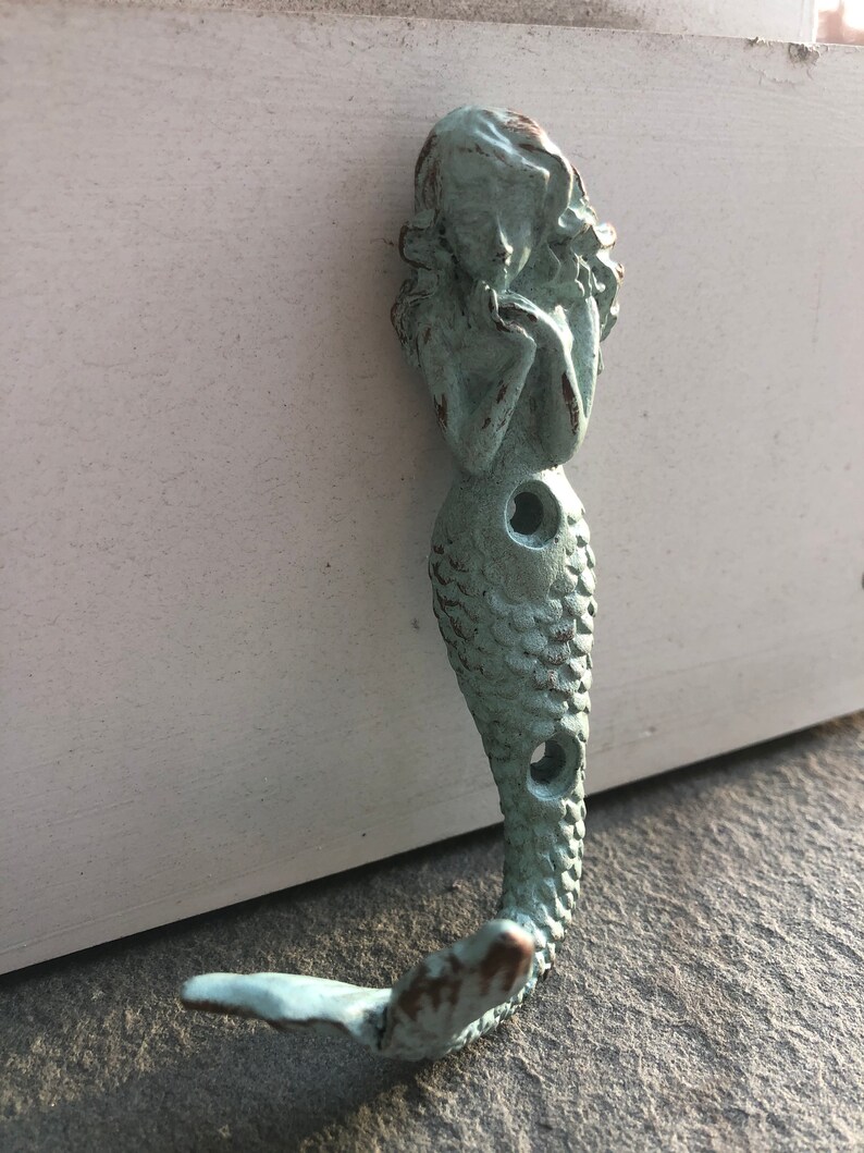 Mermaid Hook, Nautical Hook, Beach Decor - Etsy