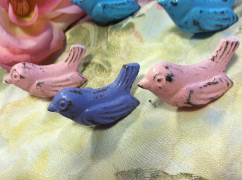 Knobs / Bird Knobs/ Cast Iron Bird Knobs / Set of 2 Bird Knobs - Etsy