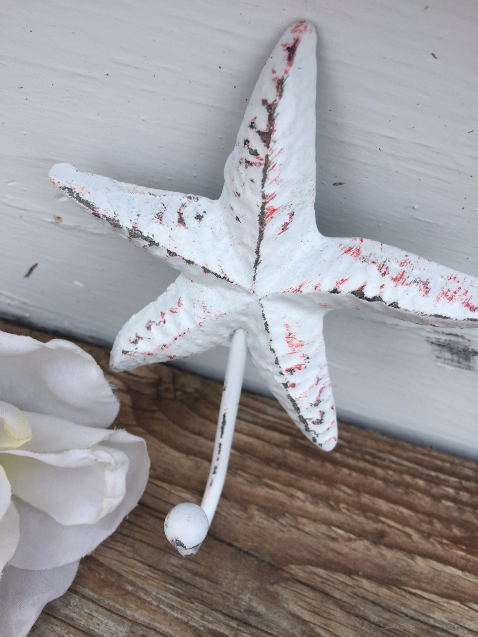 Starfish Hook Nautical Hook Beach Decor | Etsy