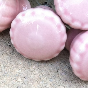 Pink Knobs/ Knobs Pink Fixtures/ Drawer Pulls/ Drawer Knobs/ Pale Pink ...