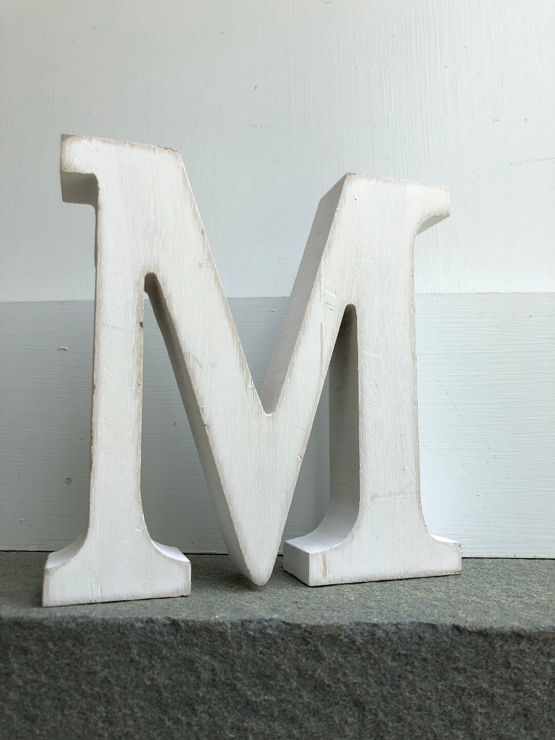 Wood Letters, 5 1/4 Inch Letters, Standalone Letters, Home and Garden ...
