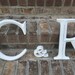 Large Letter/ Wall Decor/ Wedding Decor/ Wedding Prop/ Shabby Chic Wall ...