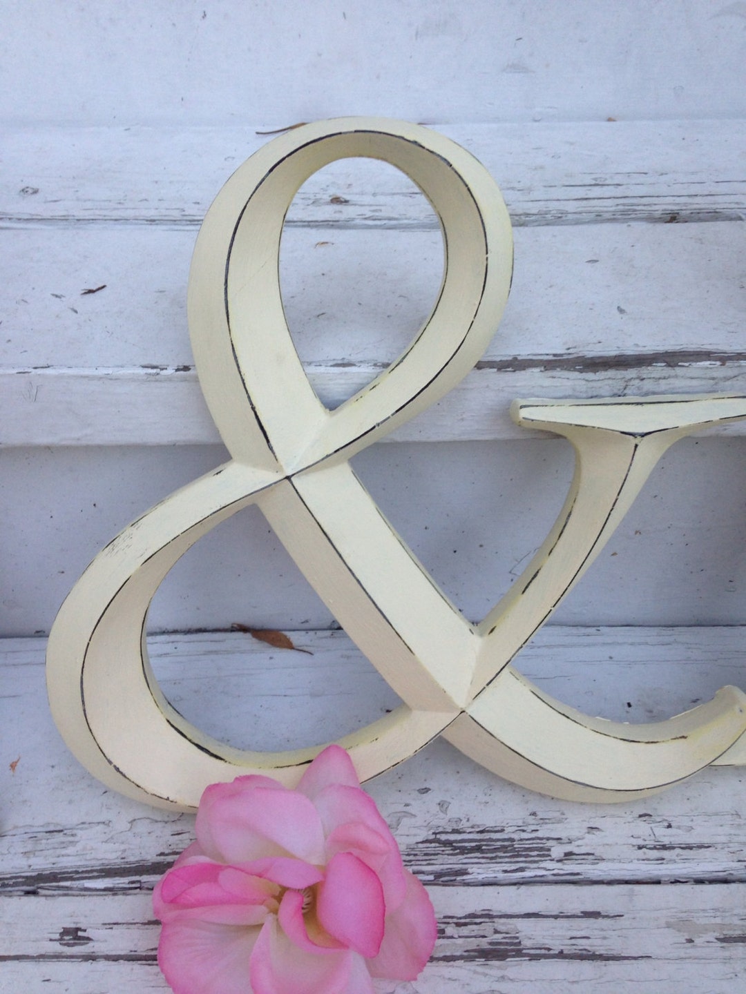 Large Letter/ Wall Decor/ Wedding Decor/ Wedding Prop/ Shabby Chic Wall ...