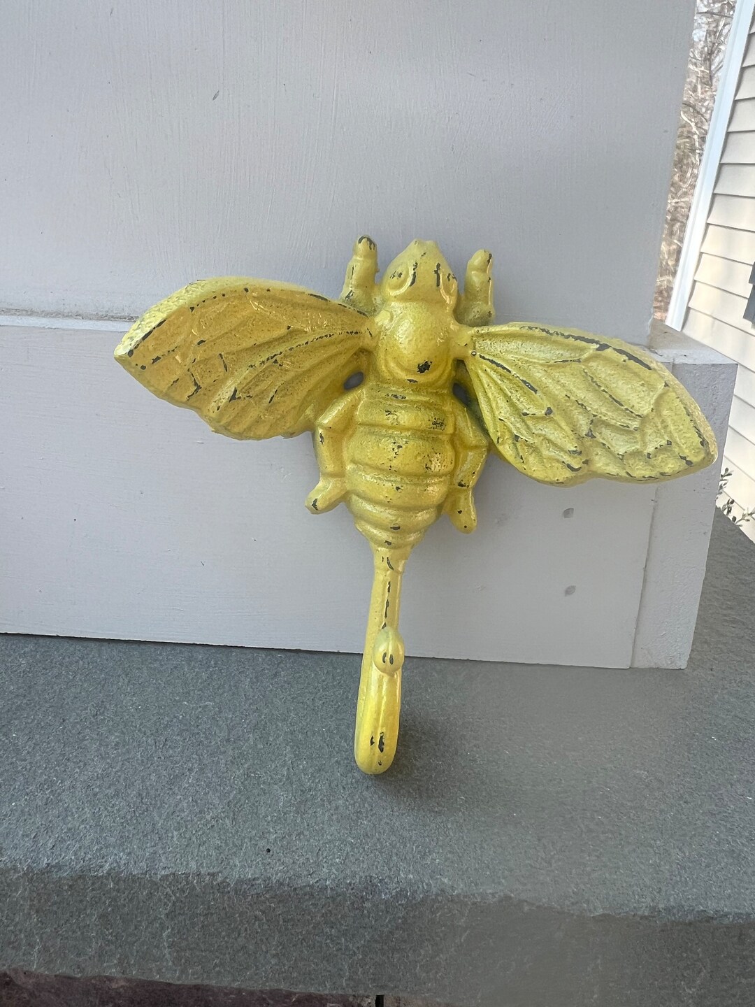 Bumble Bee Hook, Bee Hook, Bee Decor, Home and Garden Decor, Cast Iron ...