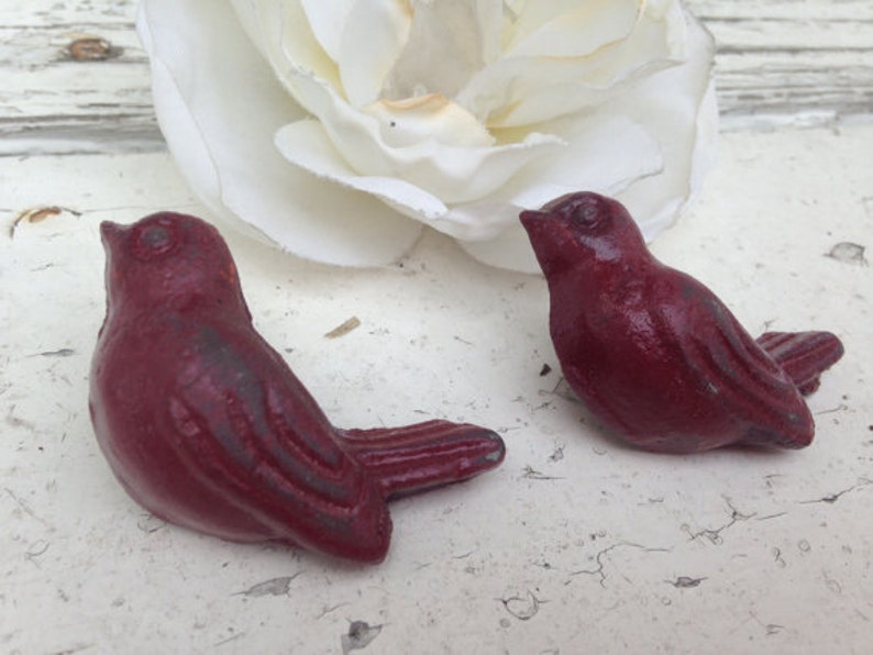 Drawer Pulls / Drawer Knobs / Bird Knobs Shabby Chic Knobs / | Etsy